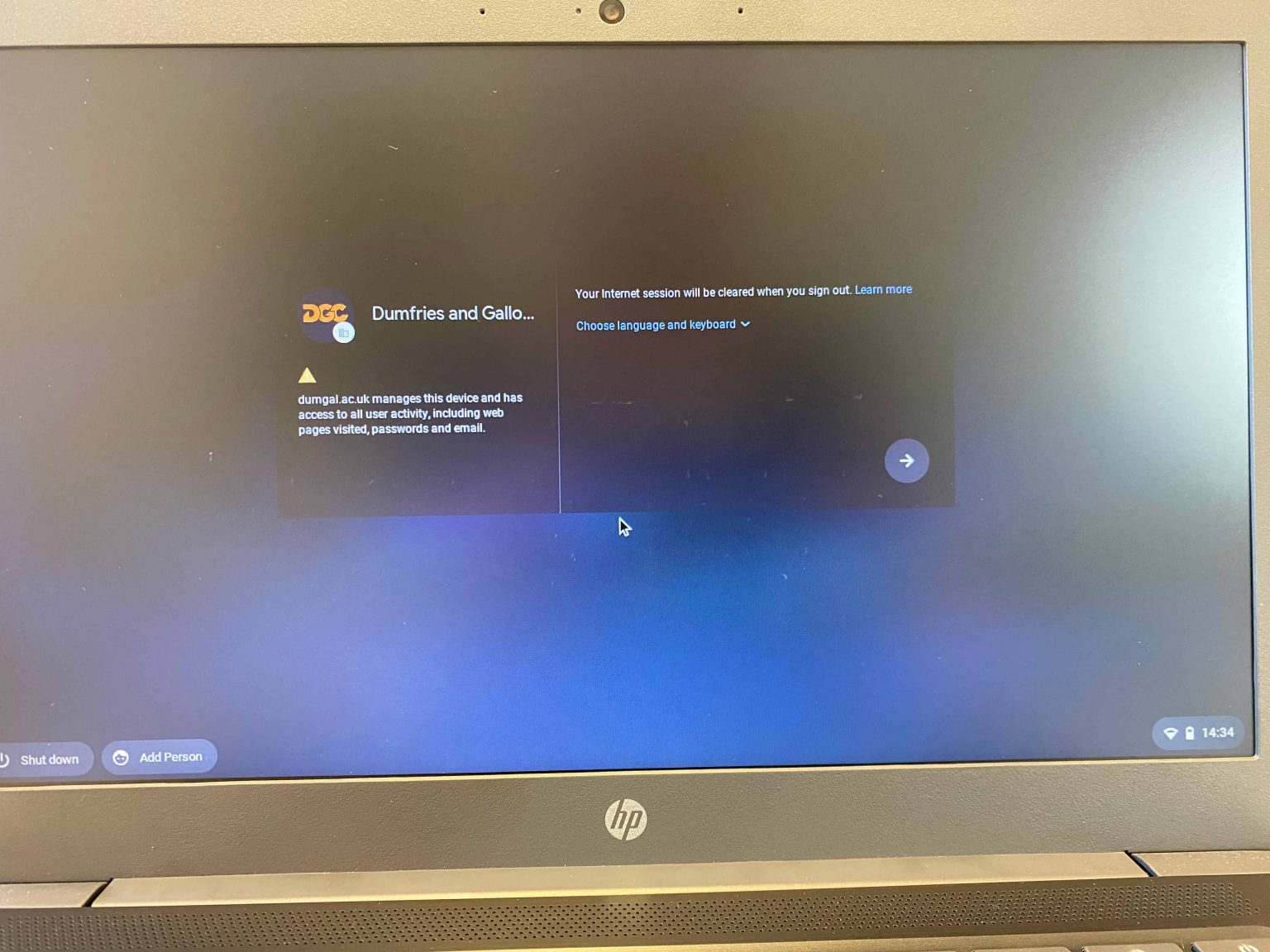 How to use a Chromebook | DGC Student Portal